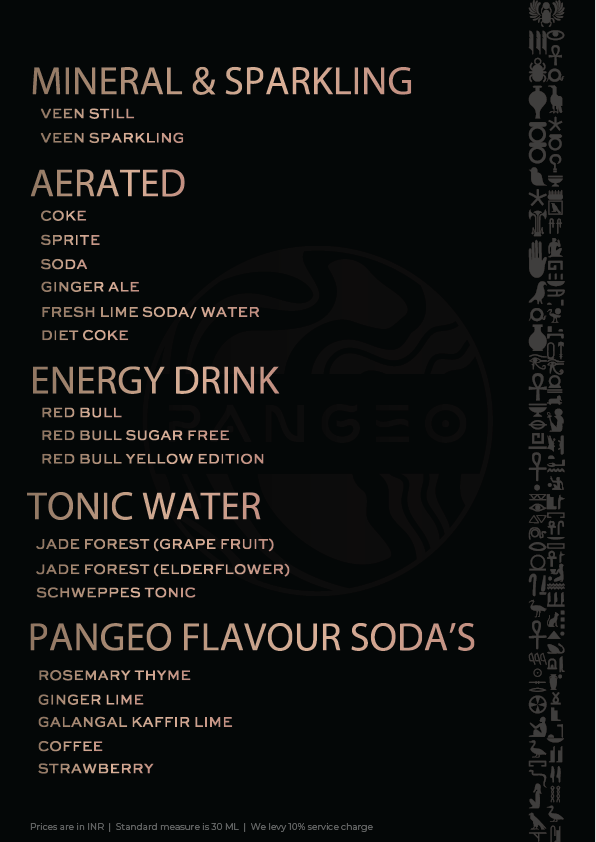 Explore Our Exquisite Global Menu | Pangeo Bengaluru