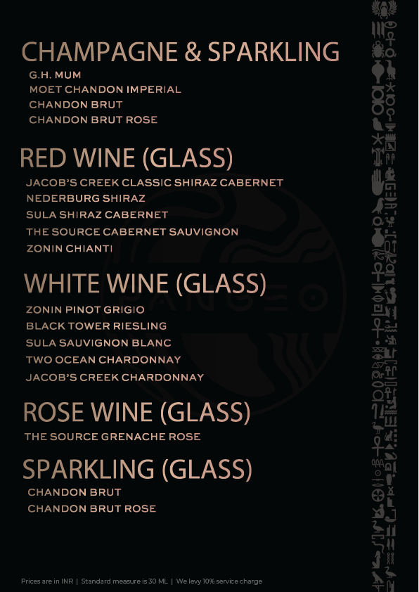 Explore Our Exquisite Global Menu | Pangeo Bengaluru